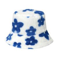 China Autumn And Winter New Plush Multi-color Warm Flower Fisherman Hat for women for sale