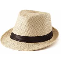 China Vintage Rolled Outdoor Beach Sunshade Multi-Color Straw Hat For People for sale