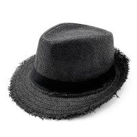 China Retro Raw Edge Outdoor Beach Shade Breathable Straw Hat For People for sale