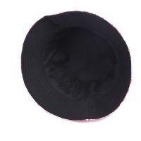 China Summer Heart Print Double-Sided Sunscreen Fisherman Hat For Women for sale
