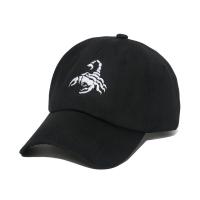 China Solid Color Fashion Cute Scorpion Dinosaur Embroidery Baseball Cap for people for sale