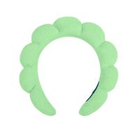 China SPA Twist Headband Towel Velvet Sponge Face washing Hair Band for sale