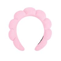 China SPA Twist Headband Towel Velvet Sponge Face washing Hair Band for sale
