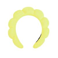 China SPA Twist Headband Towel Velvet Sponge Face washing Hair Band for sale