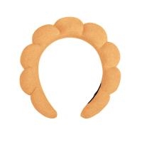 China SPA Twist Headband Towel Velvet Sponge Face washing Hair Band for sale