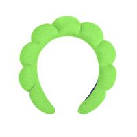 China SPA Twist Headband Towel Velvet Sponge Face washing Hair Band for sale
