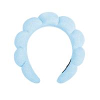 China SPA Twist Headband Towel Velvet Sponge Face washing Hair Band for sale
