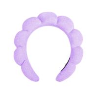 China SPA Twist Headband Towel Velvet Sponge Face washing Hair Band for sale