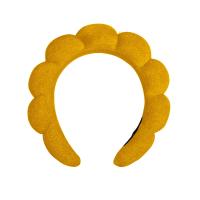 China SPA Twist Headband Towel Velvet Sponge Face washing Hair Band for sale