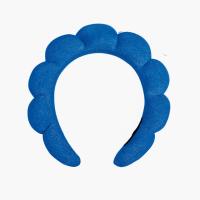 China SPA Twist Headband Towel Velvet Sponge Face washing Hair Band for sale