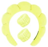 China Twist sponge high calvaria SPA head band  washing Face makeup headband set for sale