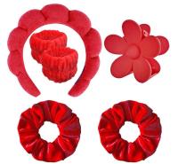 China SPA Hair Band Facial makeup sponge headband set 6pcs for sale