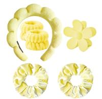 China SPA Hair Band Facial makeup sponge headband set 6pcs for sale