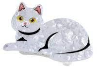 China Acetic acid  shark clip Cute Cat Hair Clip for sale