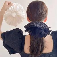 China New Wrinkle Scrunchie Large Edge Hair Rope for sale