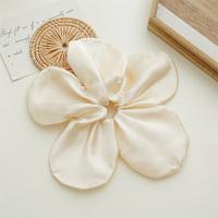 China Large Flower Hair Scrunchie Summer Hair Tie for sale