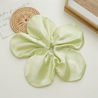 China Large Flower Hair Scrunchie Summer Hair Tie for sale