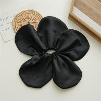 China Large Flower Hair Scrunchie Summer Hair Tie for sale