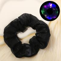 China New LED mesh large scrunchie Luminous Hair Tie for sale