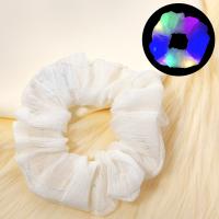 China New LED mesh large scrunchie Luminous Hair Tie for sale