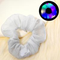 China New LED mesh large scrunchie Luminous Hair Tie for sale