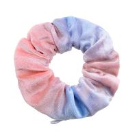 China New Arrival Tie-dye Velvet Hair Scrunchie for sale