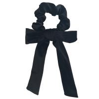 China High quality Velvet knot streamer scrunchies for sale