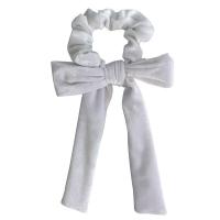 China High quality Velvet knot streamer scrunchies for sale