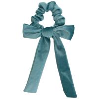 China High quality Velvet knot streamer scrunchies for sale