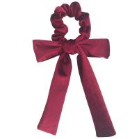 China High quality Velvet knot streamer scrunchies for sale