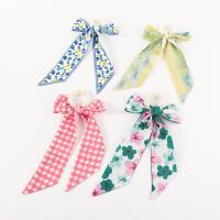 China Sweet fresh streamer Hair Tie Pearl bow hair accessories for sale