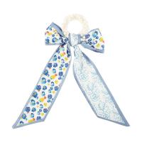 China Sweet fresh streamer Hair Tie Pearl bow hair accessories for sale