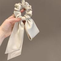 China French streamer scrunchies elegant Satin Hair Tie for sale