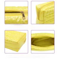 China Solid Color Cosmetic Bag quilting storage bag for sale