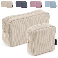 China Toiletry bag Makeup bag Corduroy Hold bag for sale