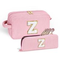 China 2pcs one set large capacity portable toiletry bag for sale