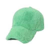 China Winter warm rabbit hair baseball cap Outdoor thickened solid color casual plush cap for sale