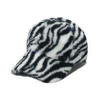 China All  match plush cold hat rainbow gradient color tie dye imitation rabbit hair baseball cap for sale