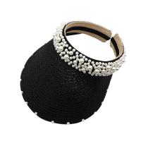 China Pearl Sunshade Hat Large Brim Outdoor Sunblock Headband Hat for sale