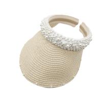 China Pearl Sunshade Hat Large Brim Outdoor Sunblock Headband Hat for sale