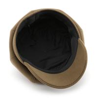 China Brushed Fabric Plain Color Beret Outdoor Warm Protection Octangle Caps for sale