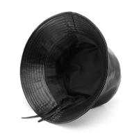 China Personality Classical Plain color PU Bucket Cap Outdoor Fishing Cap for sale