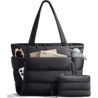 China Quilted Large Capacity Tote Bag Multifunctional Travel Bag Portable Storage Bag for sale