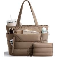 China Quilted Large Capacity Tote Bag Multifunctional Travel Bag Portable Storage Bag for sale