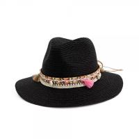 China Wholesale Customized Good Quality Multi Colour Sunscreen Straw Sun Hat Women for sale