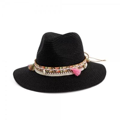 China Wholesale Customized Good Quality Multi Colour Sunscreen Straw Sun Hat Women for sale