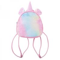 China Mini Shape Unicorn Backpack with fur for sale