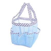 China Multifunctional Mesh Bag 8 Pockets Swimming Beach Bag Travel Toiletry Bag For Family for sale