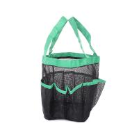 China Multifunctional Mesh Bag 8 Pockets Swimming Beach Bag Travel Toiletry Bag For Family for sale