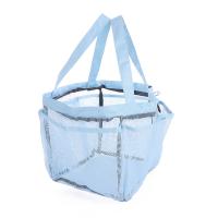 China Multifunctional Mesh Bag 8 Pockets Swimming Beach Bag Travel Toiletry Bag For Family for sale